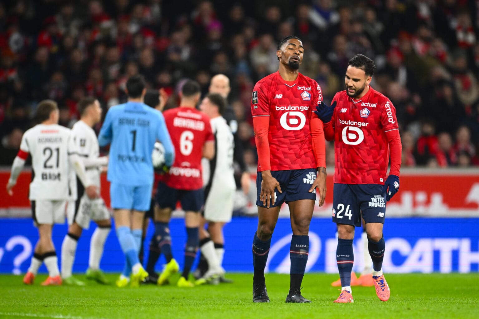 Encore plombé par un rouge, le LOSC rate le coche pour sa première de 2026